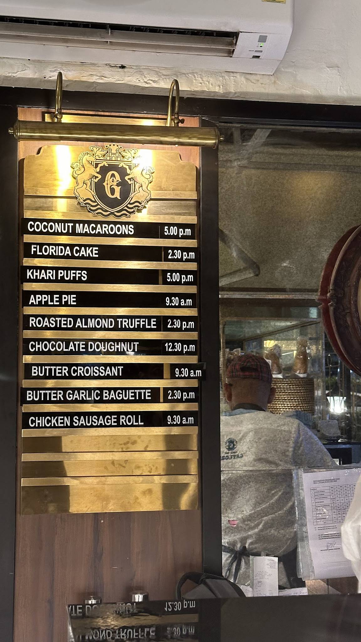 Menu at Gaylord Restaurant, Mumbai