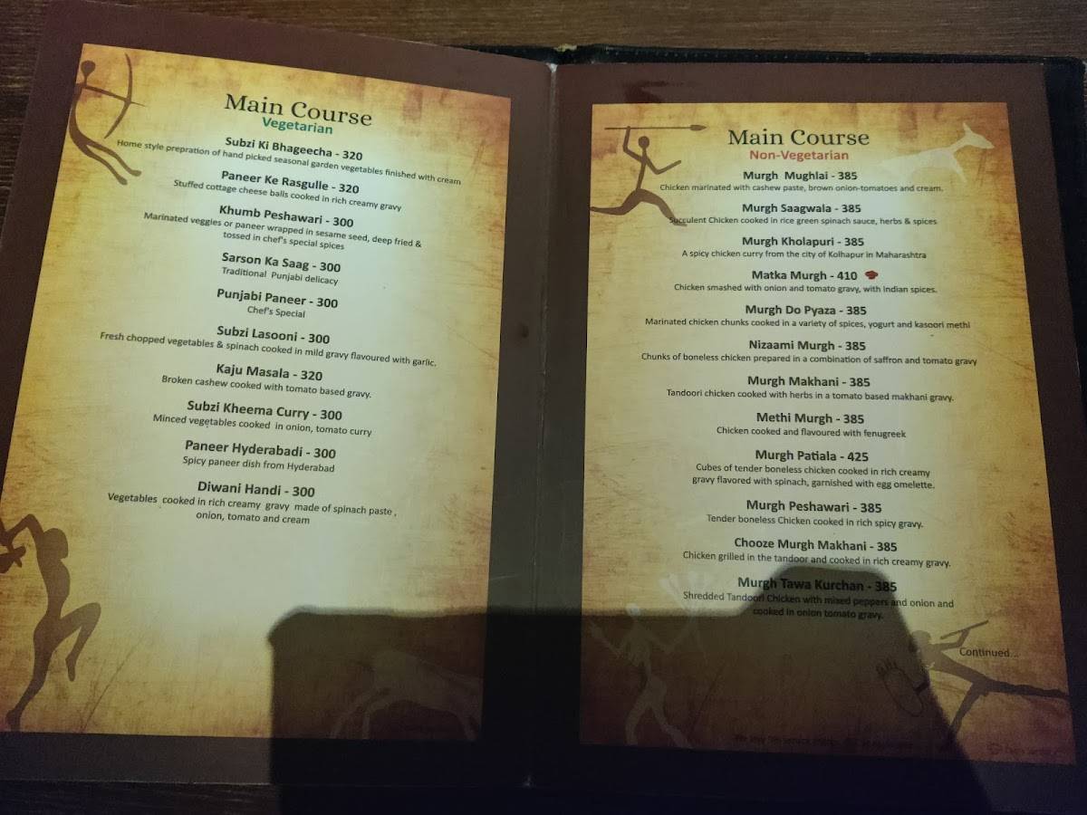 Menu at Gufha Restaurant, Jayanagar, Bengaluru