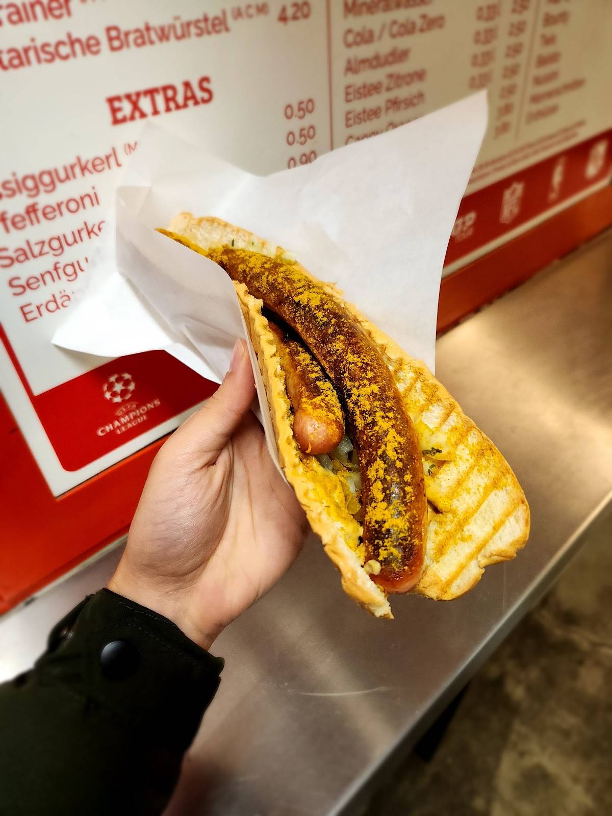 Speisekarte von Hermann's Würstelstand fast Food, Wien