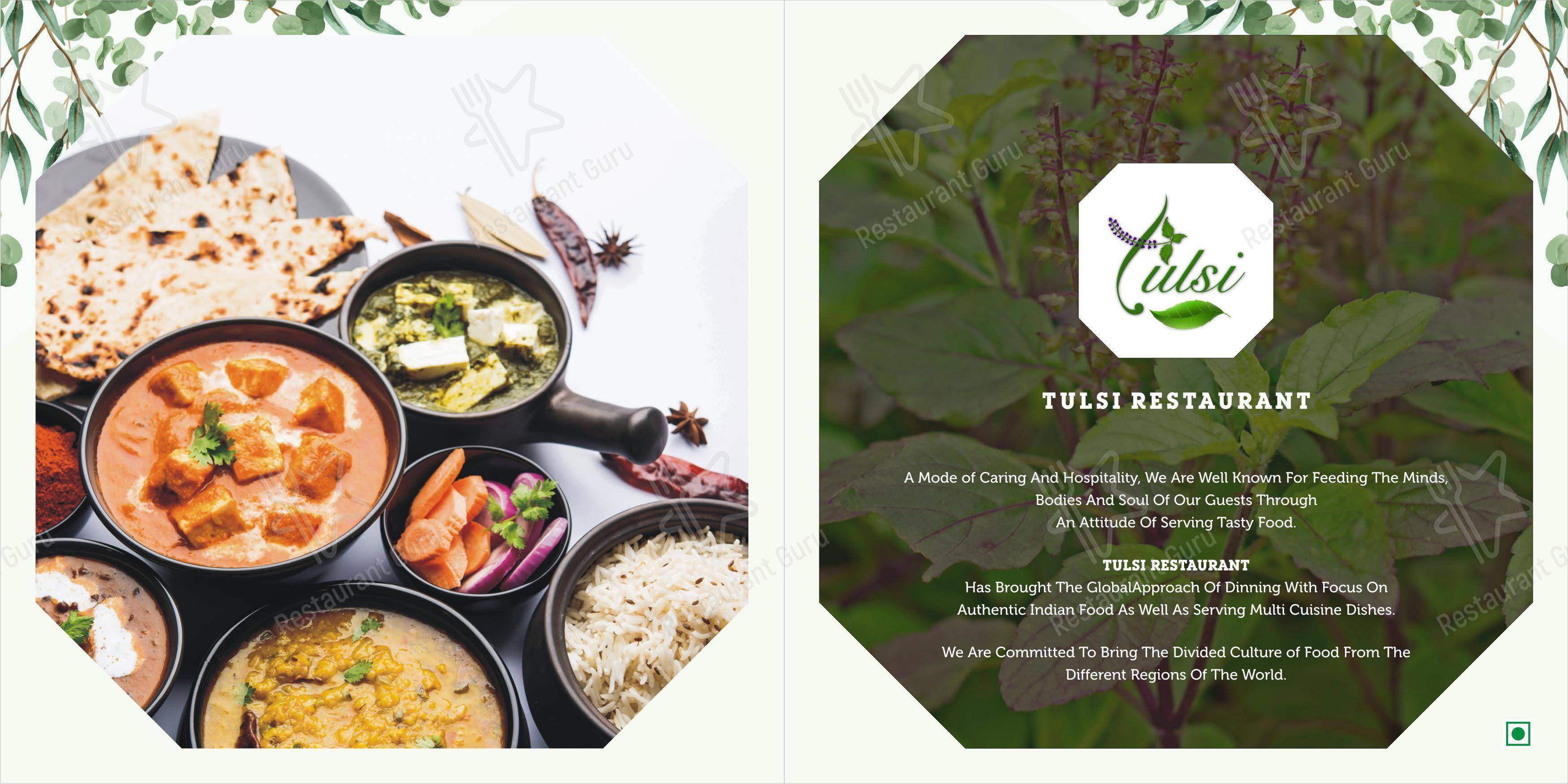 Menu at Hotel Tulsi & Restaurant, Mehsana