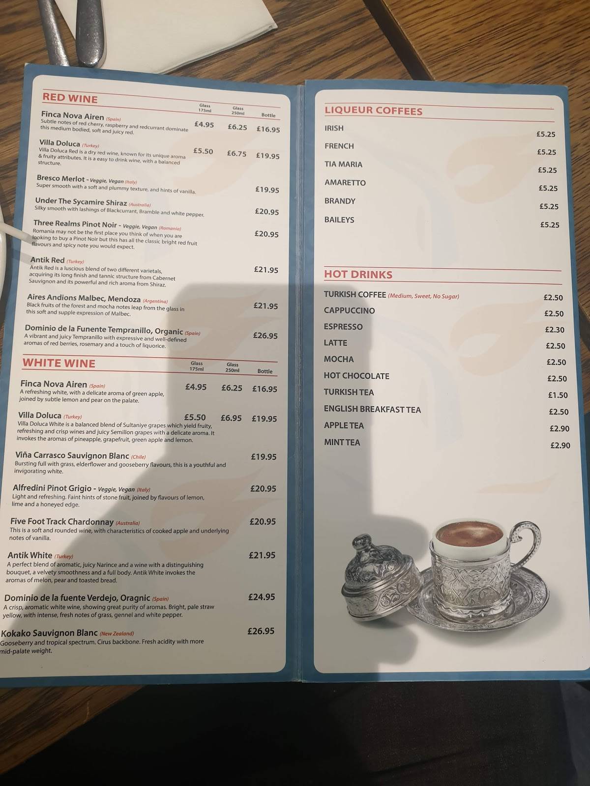 Menu at Mezze Bar & Grill, Canterbury