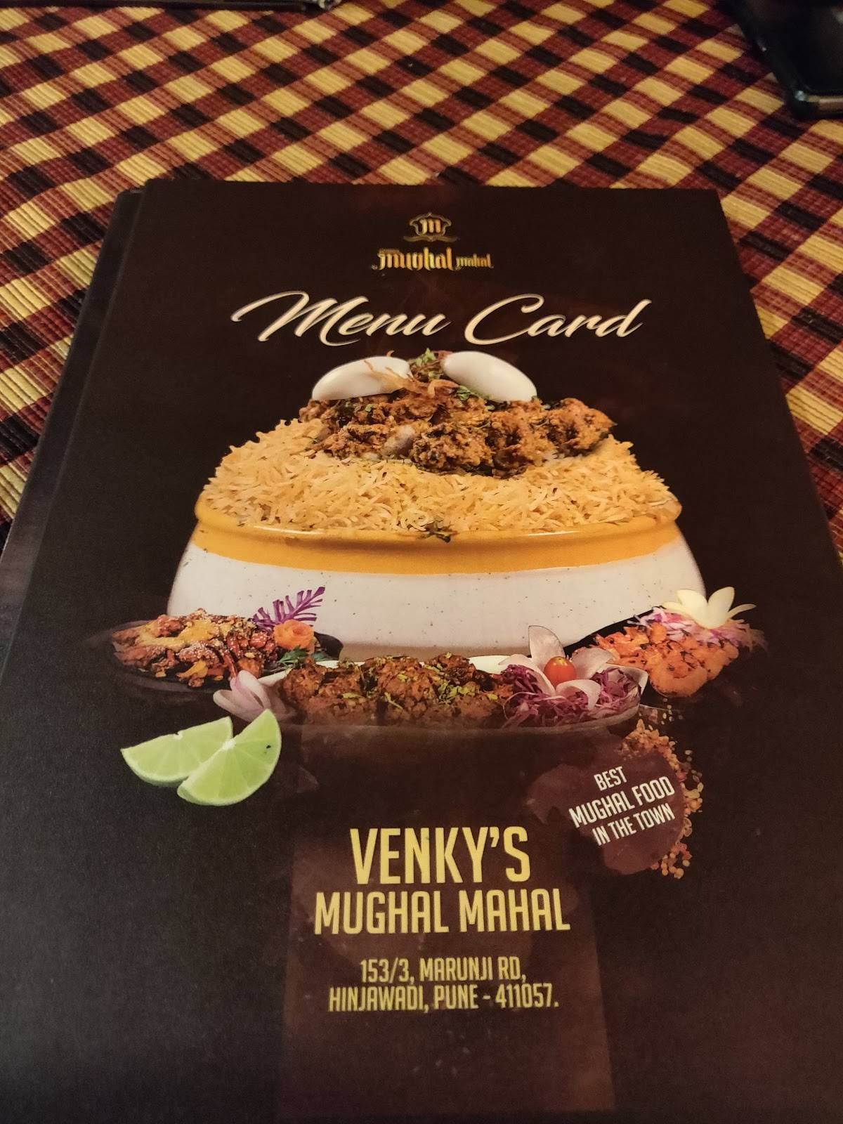 Menu at Mughal Mahal, Pimpri-Chinchwad, 153/3