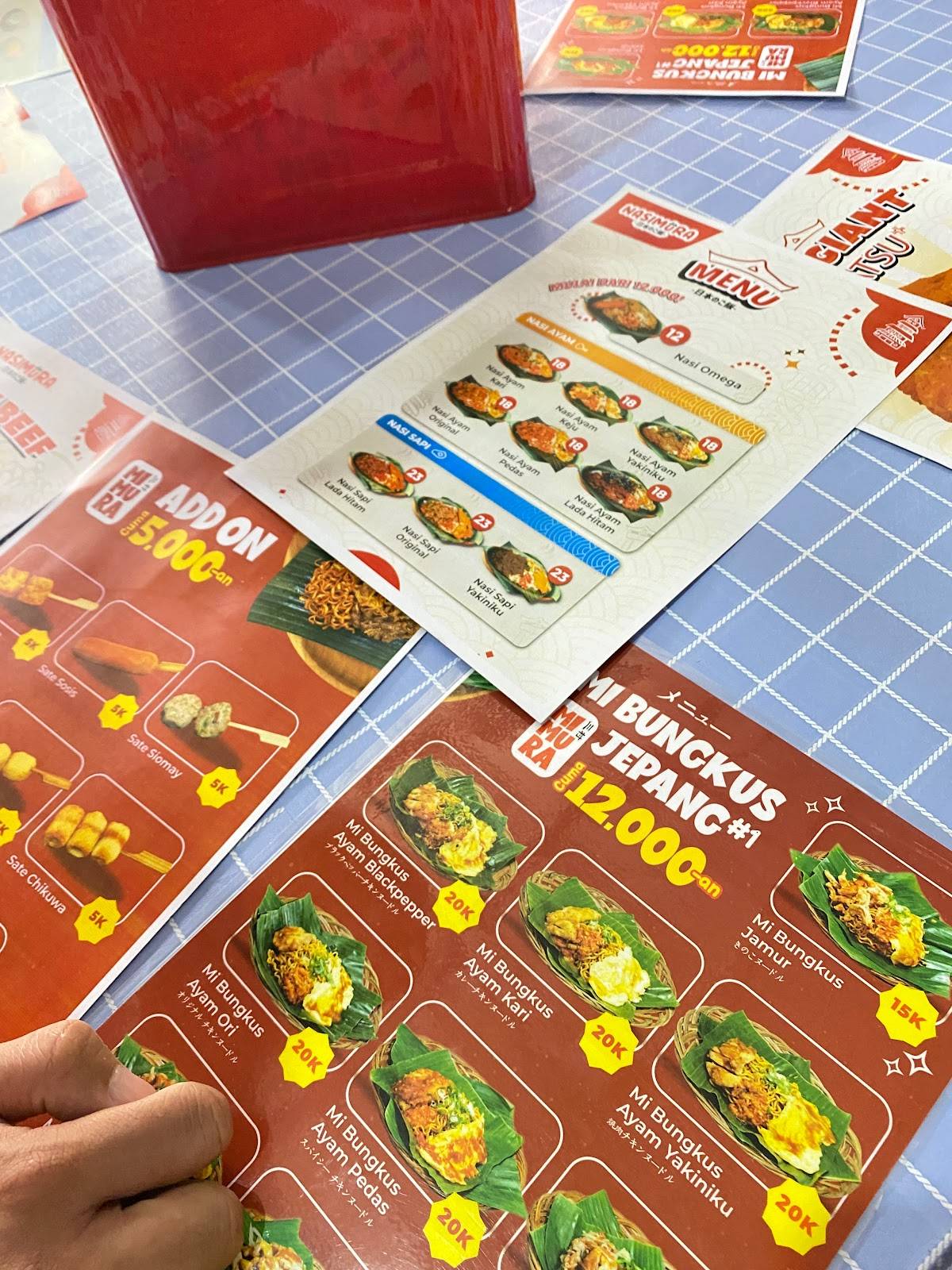 Menu at Nasimura Sentraland Boulevard restaurant, Parung Panjang