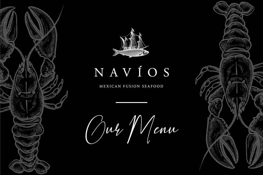 Menu at Navíos restaurant, Cancún
