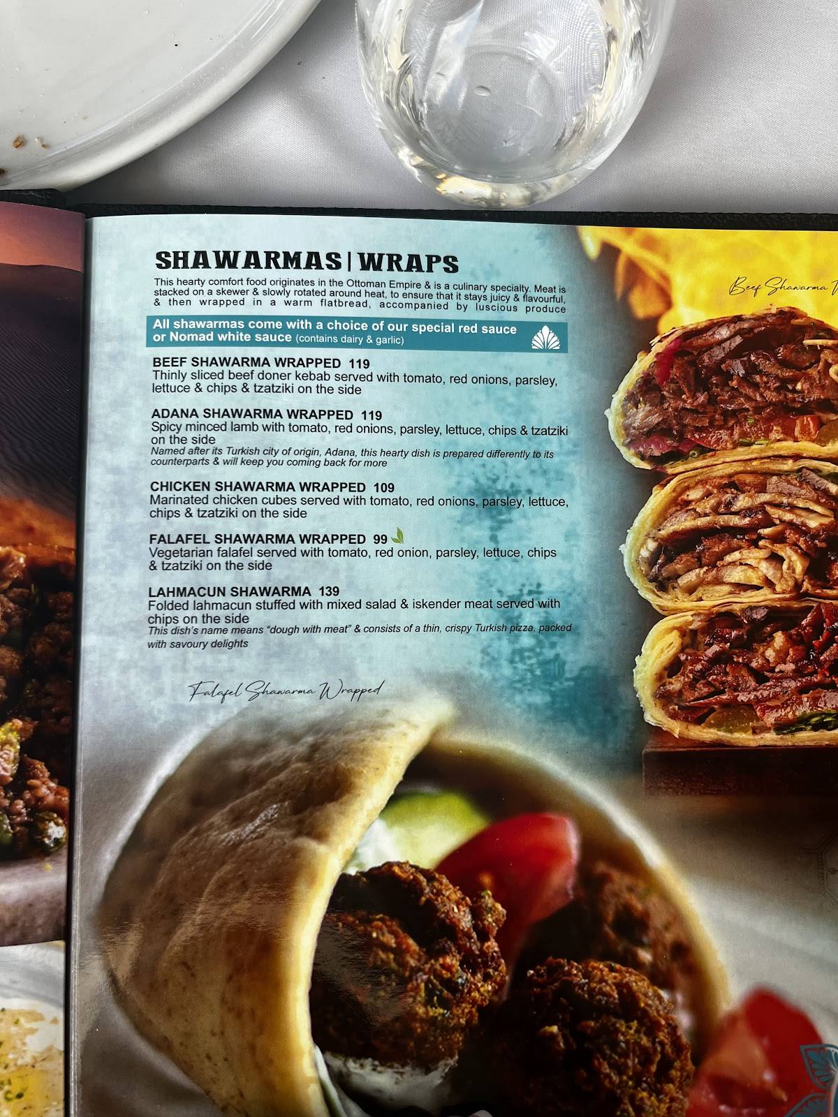 Menu at Nomad Restaurant Mall Of Africa, Midrand