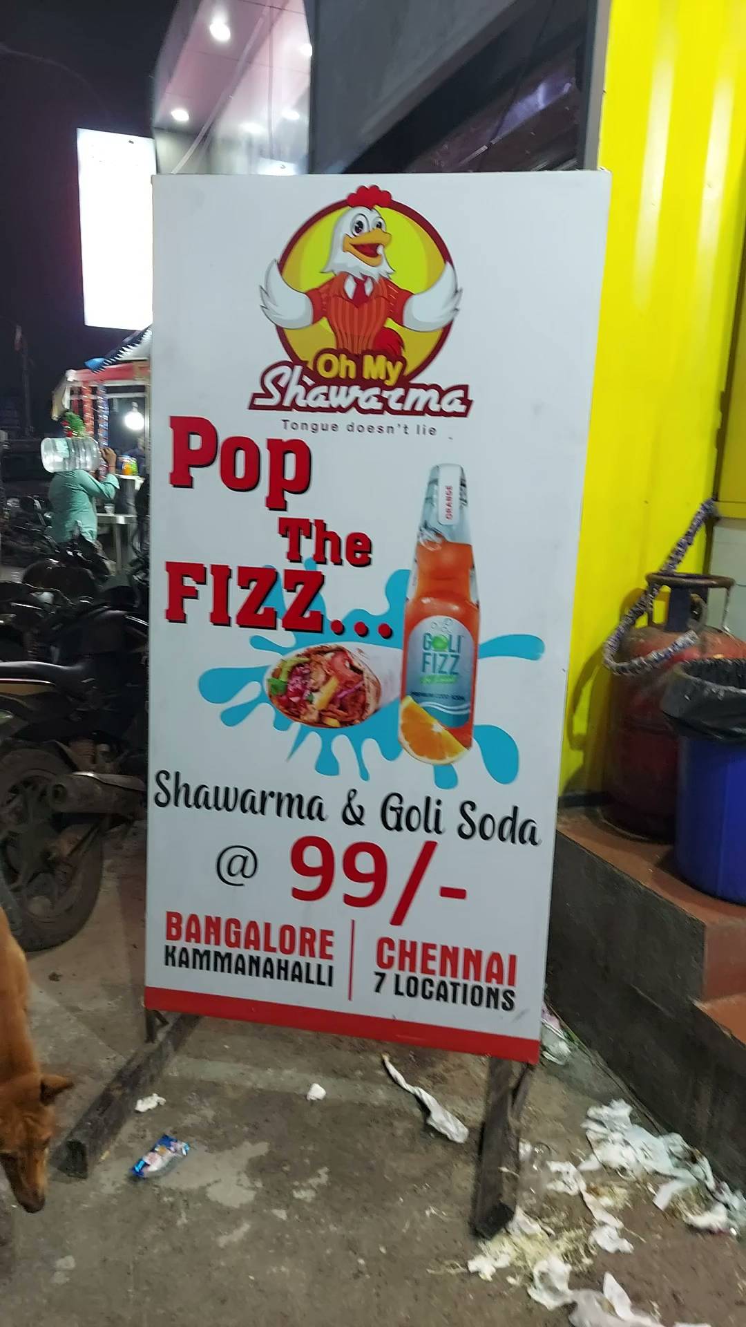 Menu at Oh My Shawarma, Chennai, 5/40