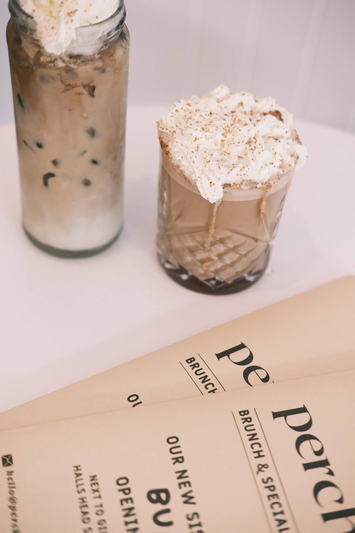 Menu at Perch’d restaurant, Mandurah