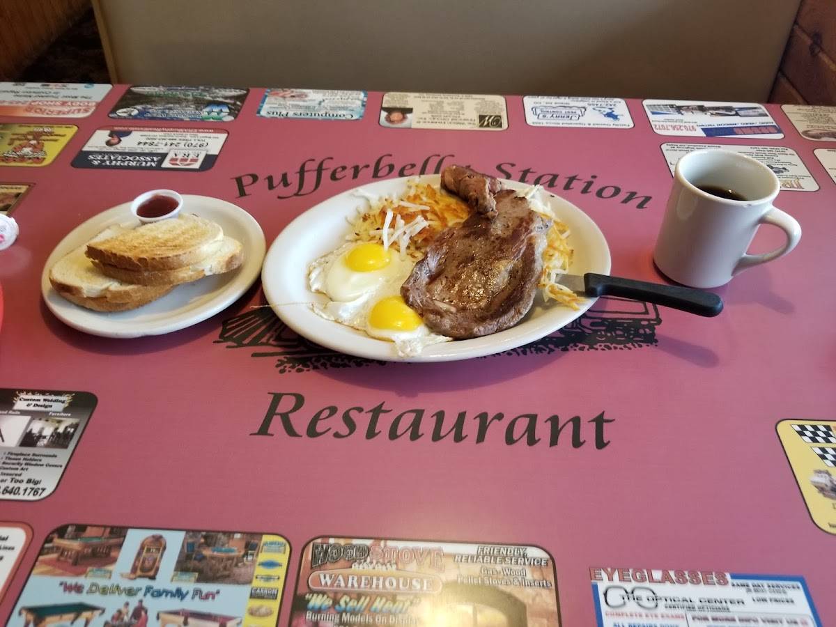 Menu at Pufferbelly Station Restaurant, Grand Junction