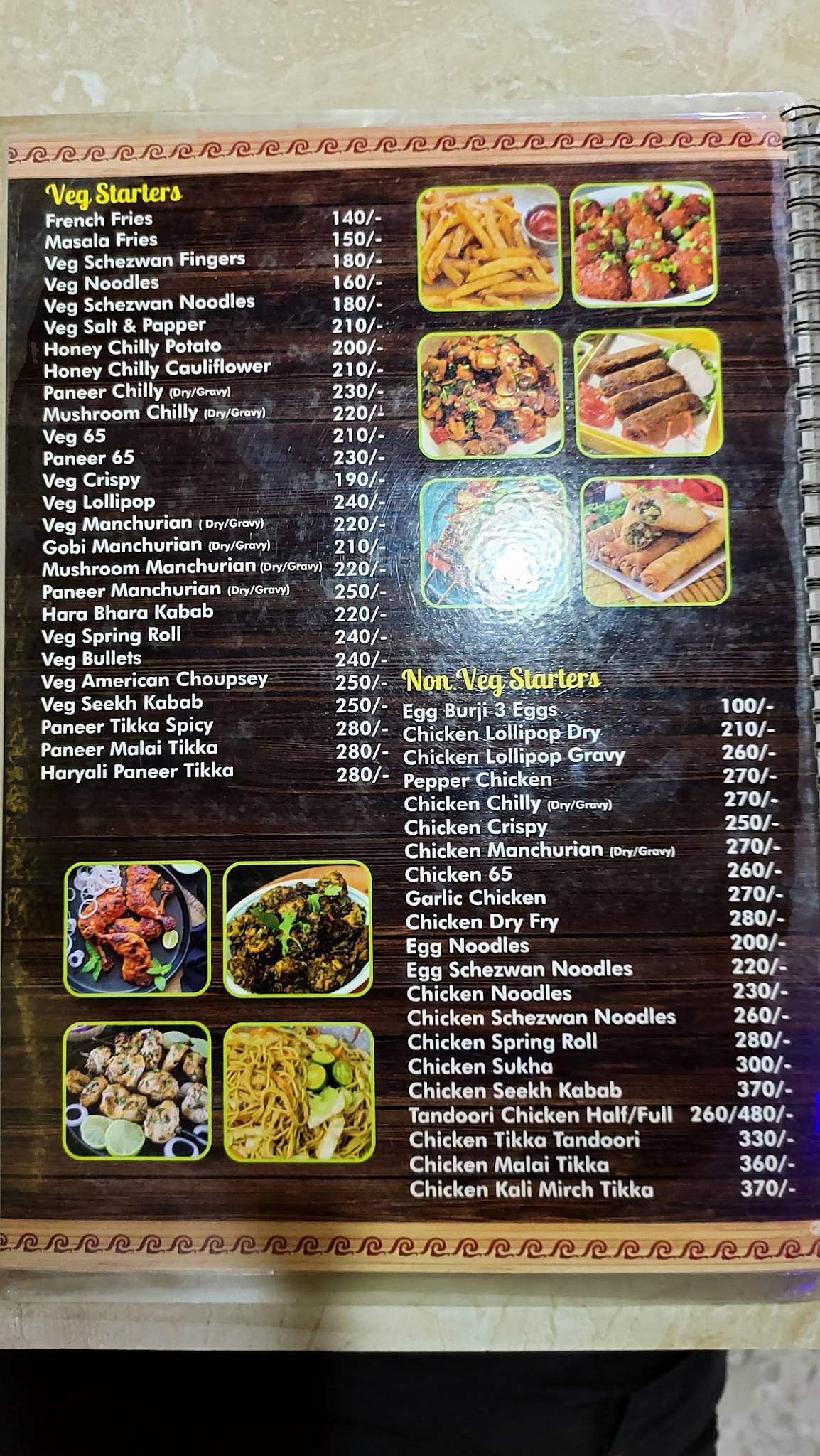 Menu at Punjabi Dhaba Veg Non-veg, Chicalim, MES junction