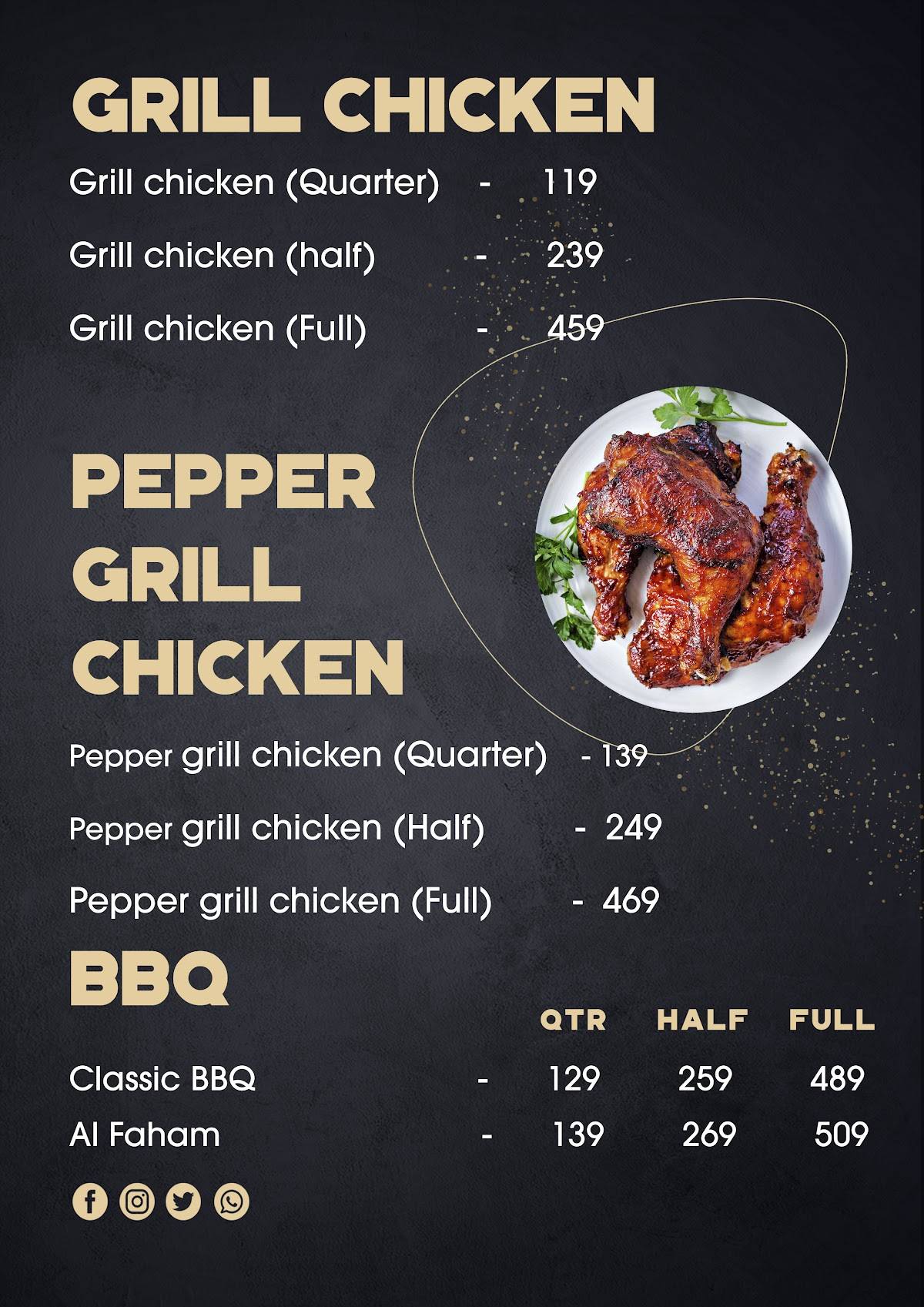Menu at ROBIN’S IKIGAI, Vellore