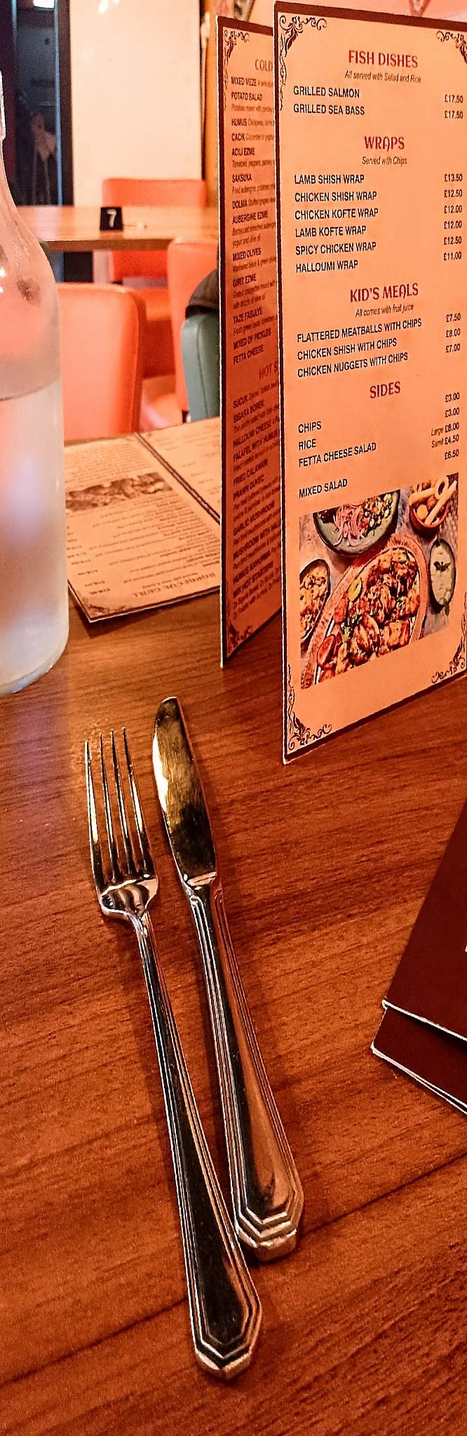 Menu at Rokaa turkish kitchen restaurant, Ripley