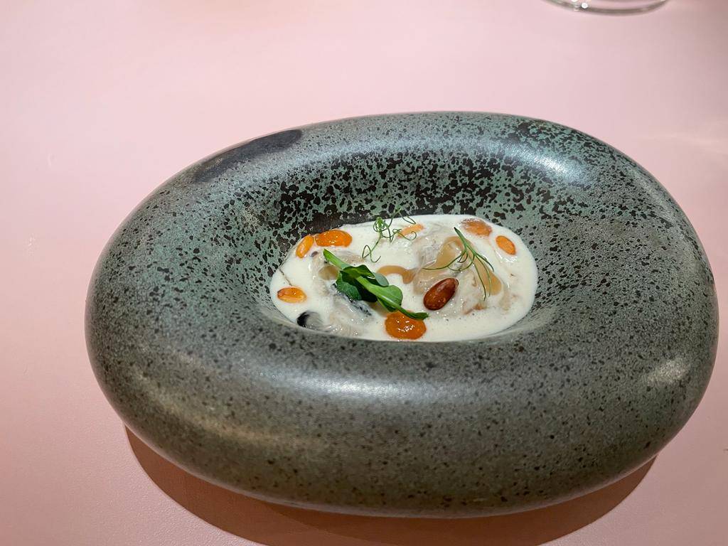 Menu at SLOW&LOW restaurant, Barcelona