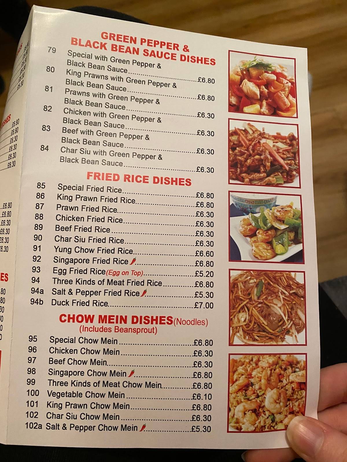 Menu at Sam's restaurant, Liverpool, 57 Lower Breck Rd