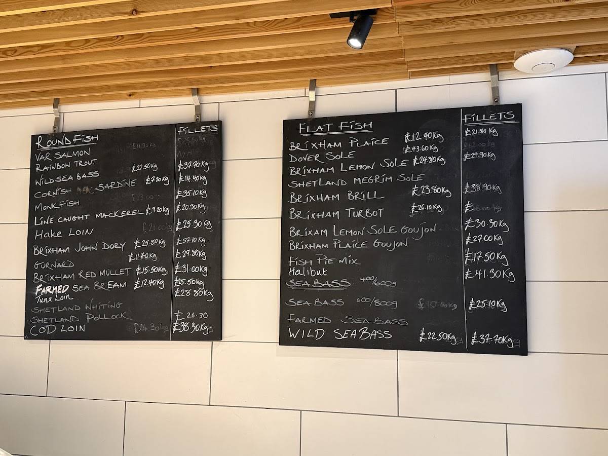 Menu at Severn & Wye Smokery restaurant, Westbury-on-Severn