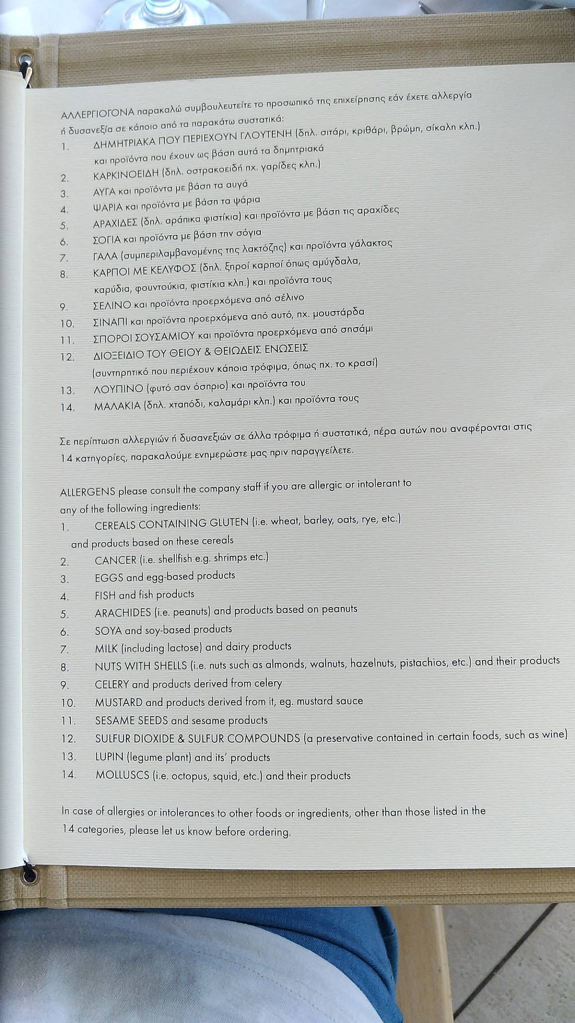 Menu at Strofi Athenian Restaurant, Athens, Rovertou Galli 25