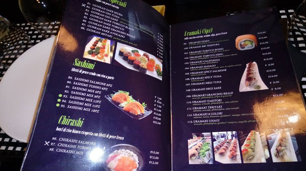 Speisekarte von Sushi Miyaki restaurant, Lecce