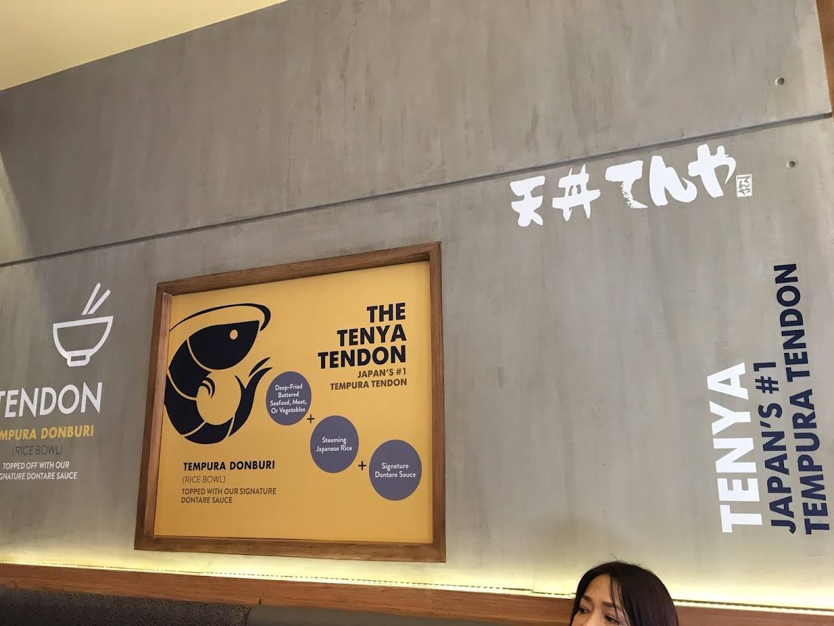 Menu at Tenya (Festival Mall, Alabang) restaurant, Muntinlupa