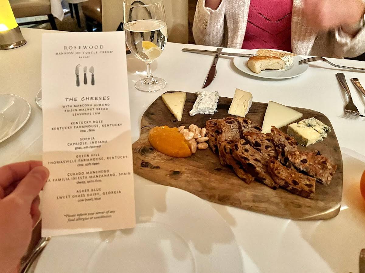 Menu at The Mansion Restaurant, Dallas, Turtle Creek Blvd