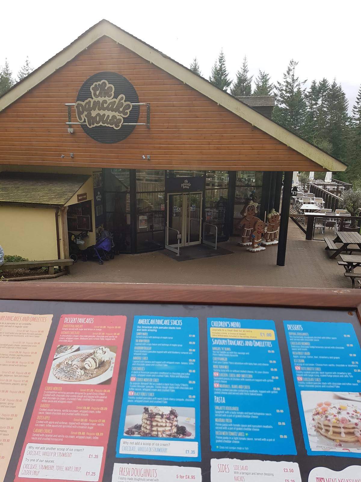 Menu at The Pancake House restaurant, Warminster, Center Parcs Longleat ...
