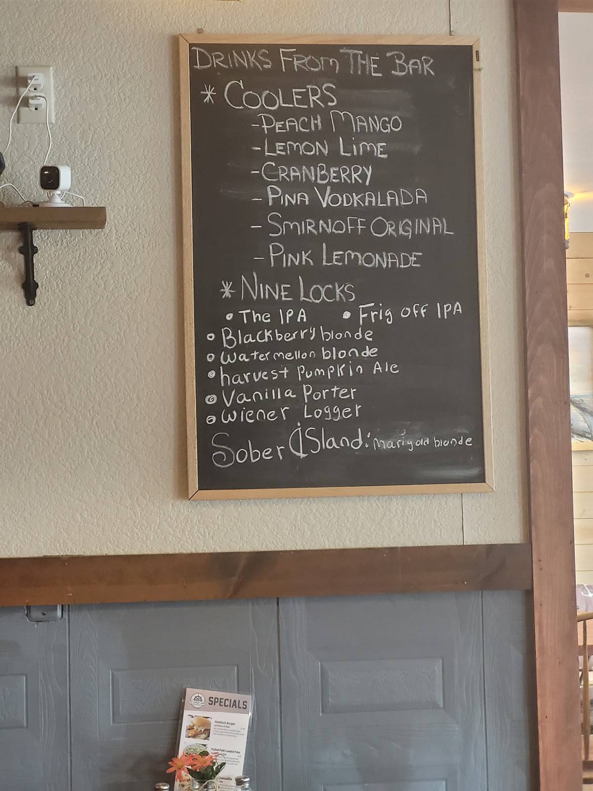 Menu at The Slippery Oyster Licensed Restaurant, Sheet Harbour