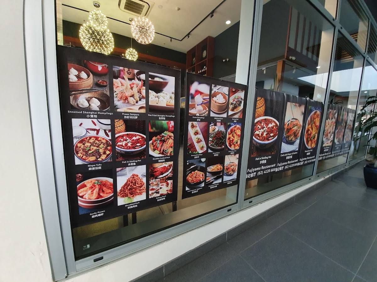 Menu at Toro Robata Sushi restaurant, Wollongong