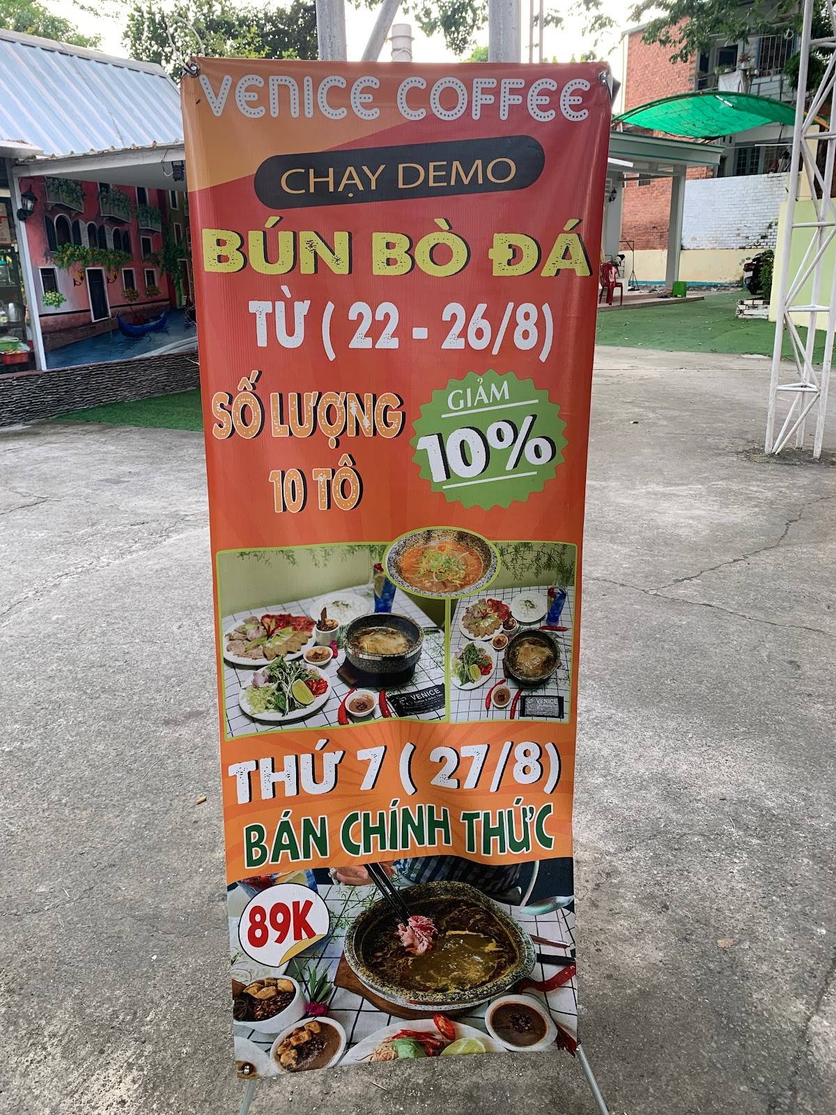 Menu at Venice House & Coffee restaurant, Thu Dau Mot
