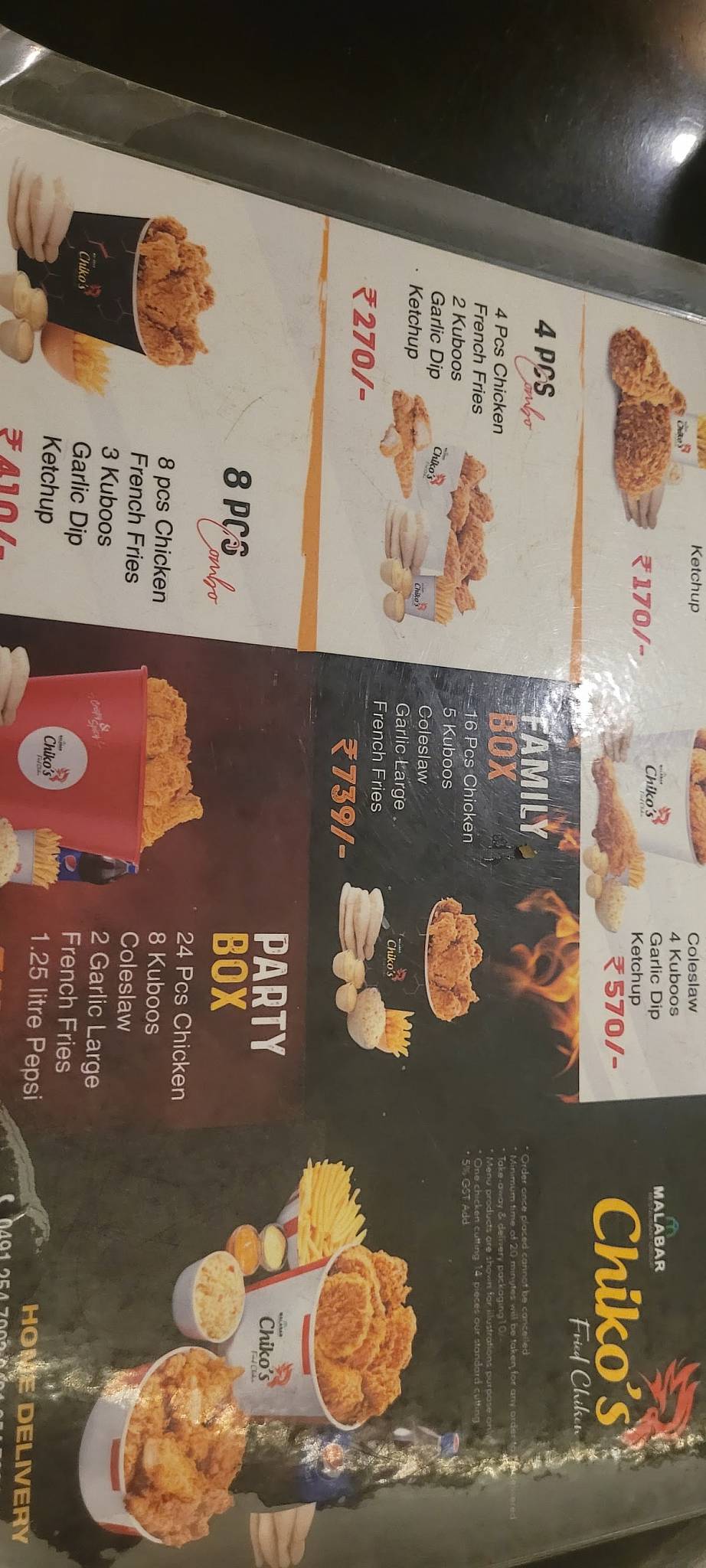 Menu at new malabar restaurant, Palakkad, QMF7+CH9