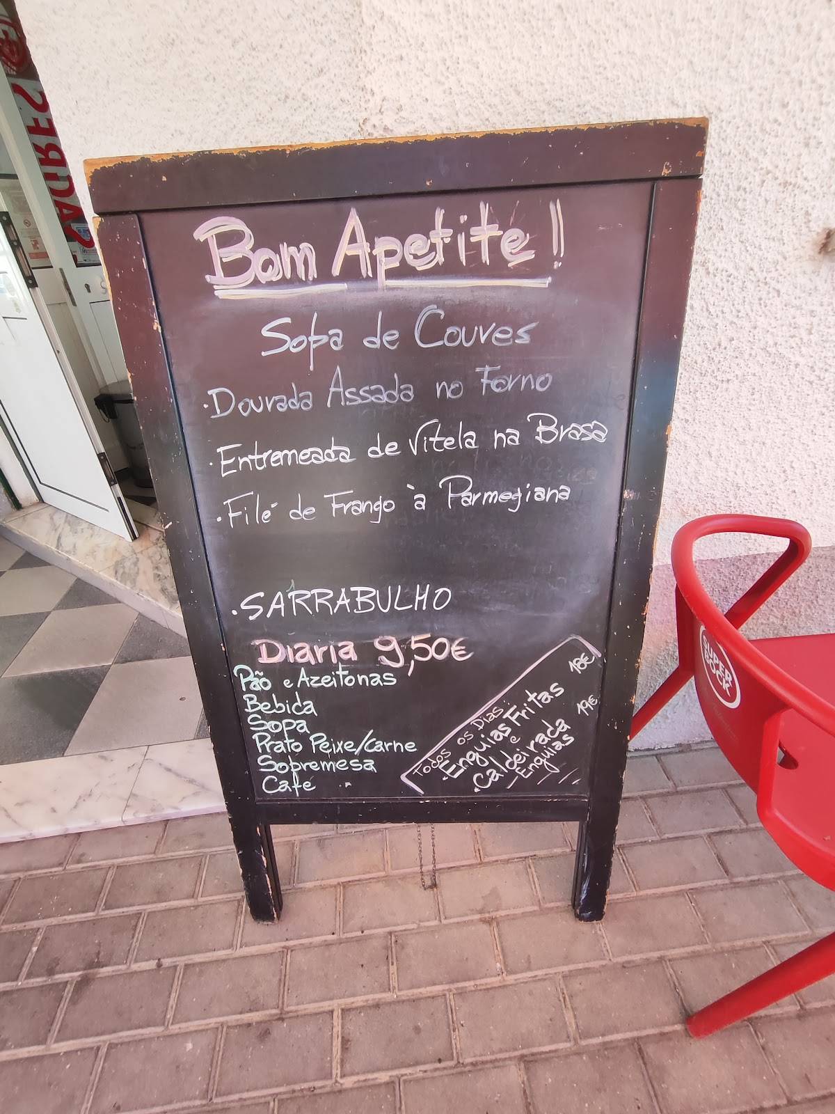 Menu em Restaurante Diálogos e Tradições, Maiorca