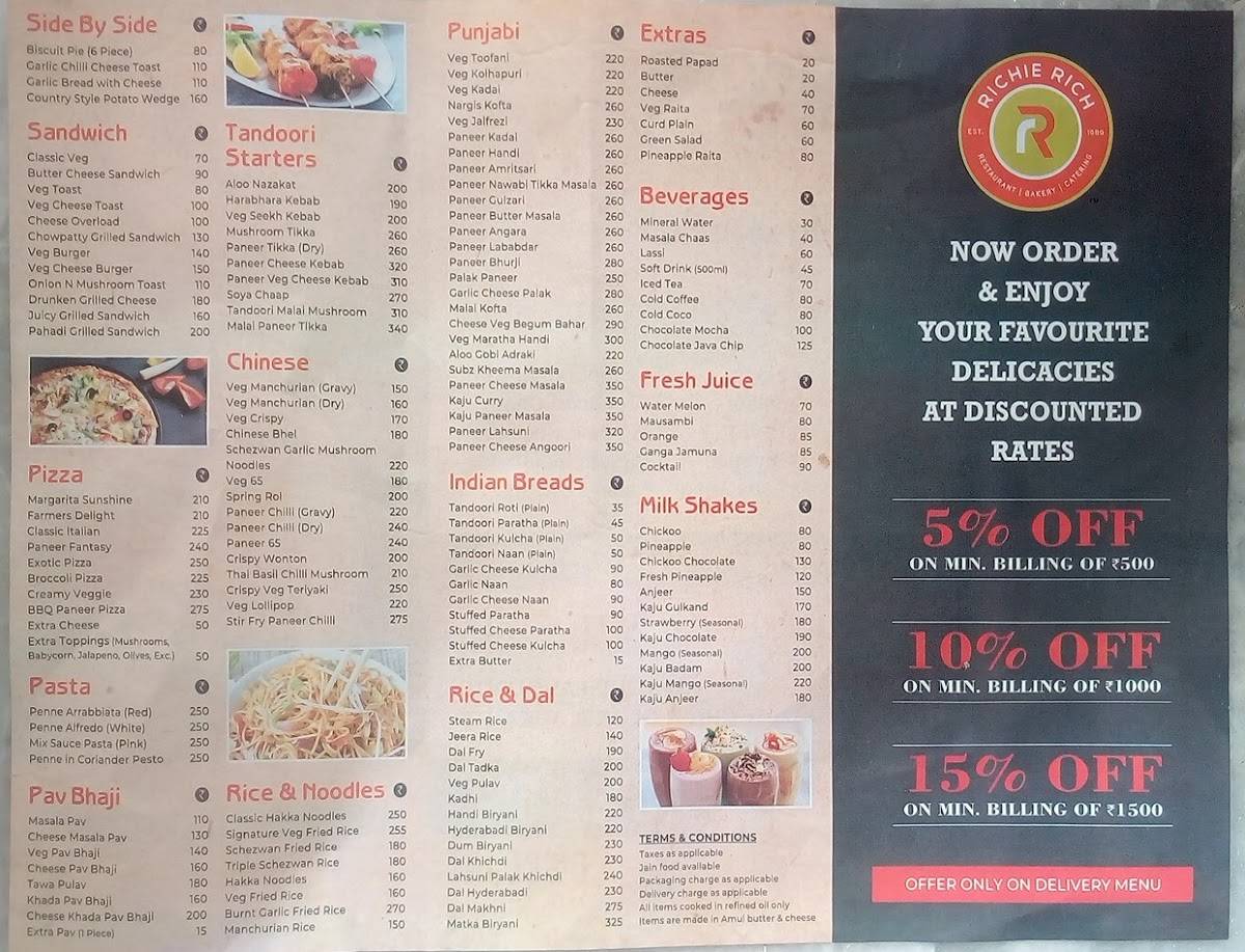 Menu at Richie Rich, Surat, 395007 59