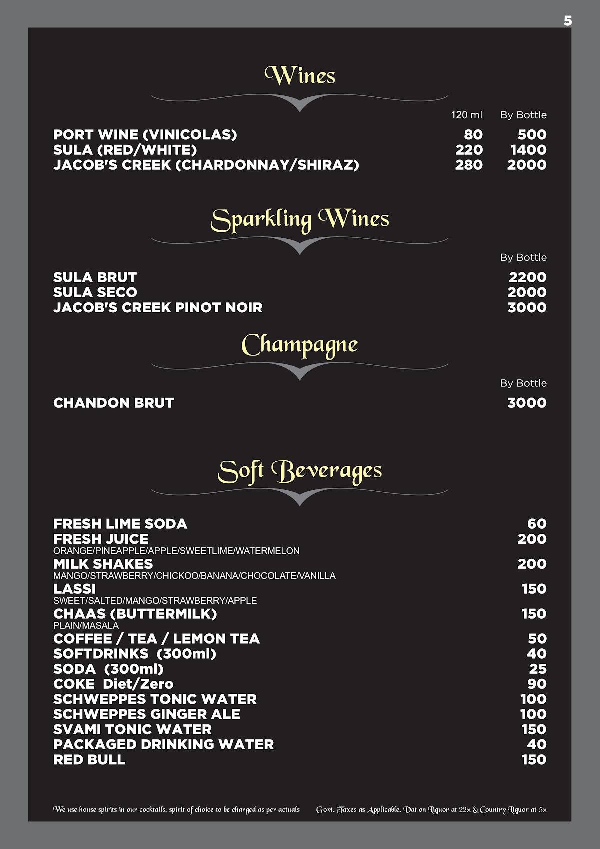 Menu at Ritz Classic Margao, Margao