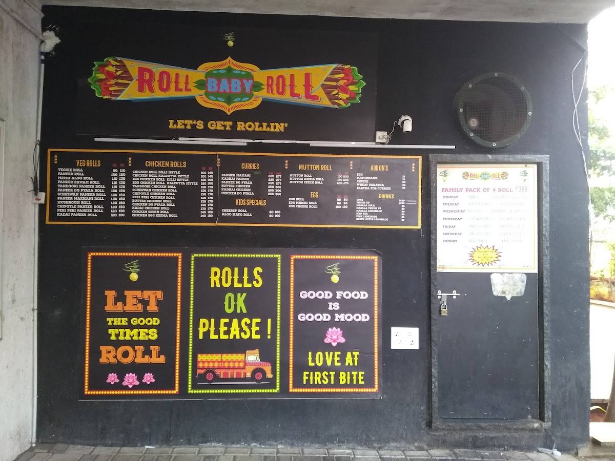 Menu at Roll Baby Roll, Chennai, 1/63