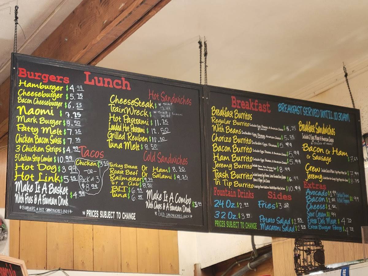 Menu at Roundhouse Deli BBQ, Roseville, 604 Church St