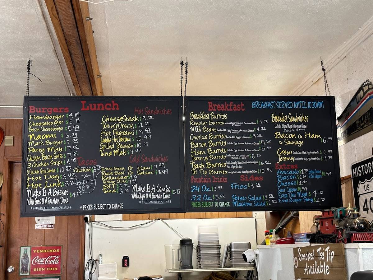 Menu at Roundhouse Deli BBQ, Roseville