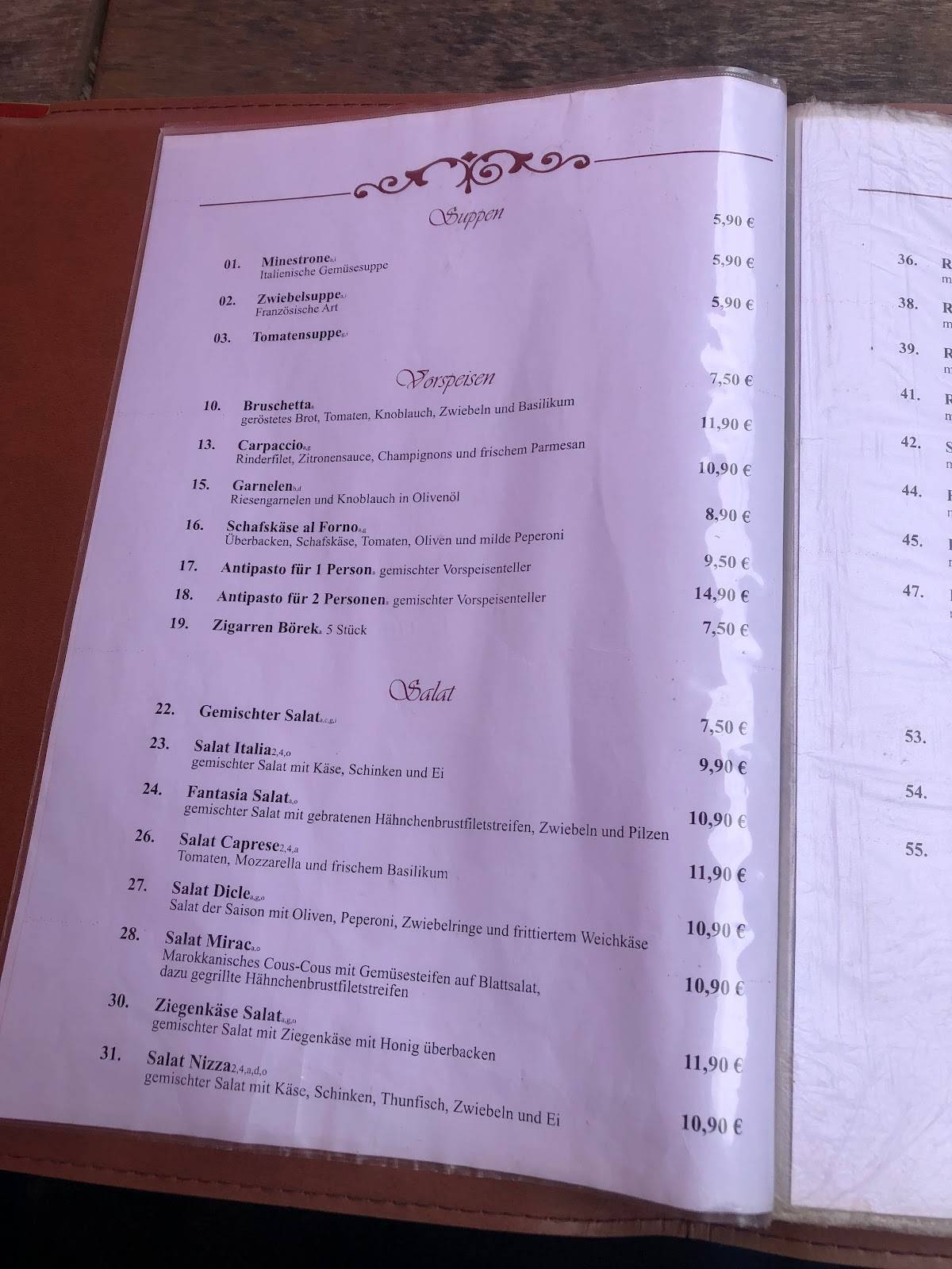 Speisekarte von Rotes Haus Rockenberg pizza, Rockenberg