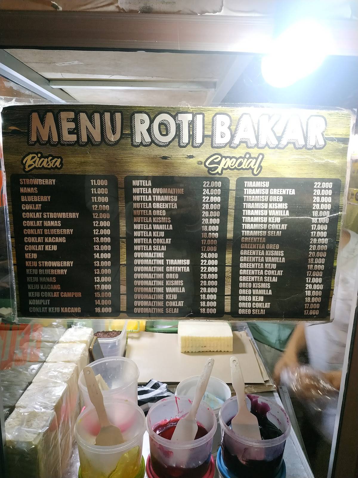 Menu at Roti Bakar KABITA Khas Bandung, Denpasar, Jl. Hayam Wuruk No.65 B