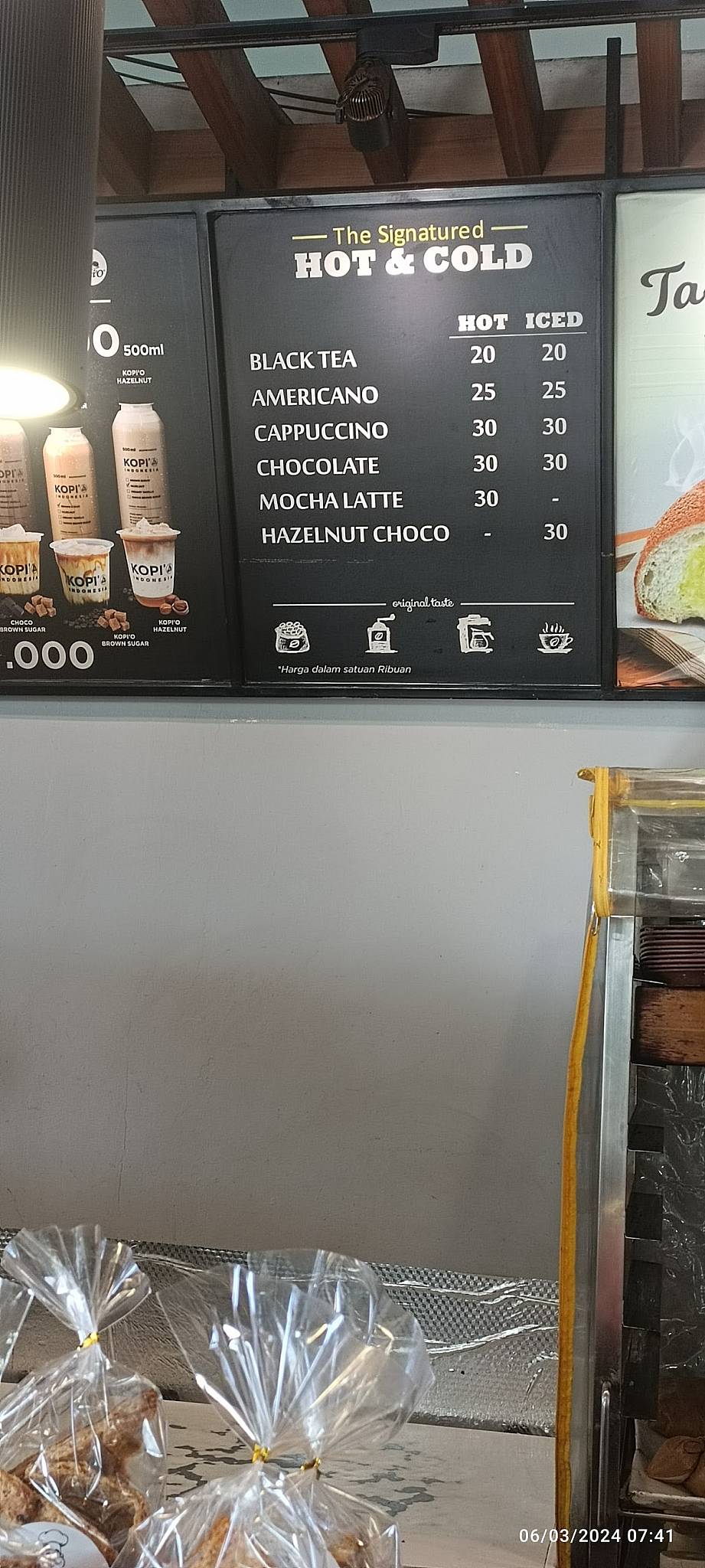 Menu at Roti O Bandara Soetta 2F Canopy, Tangerang