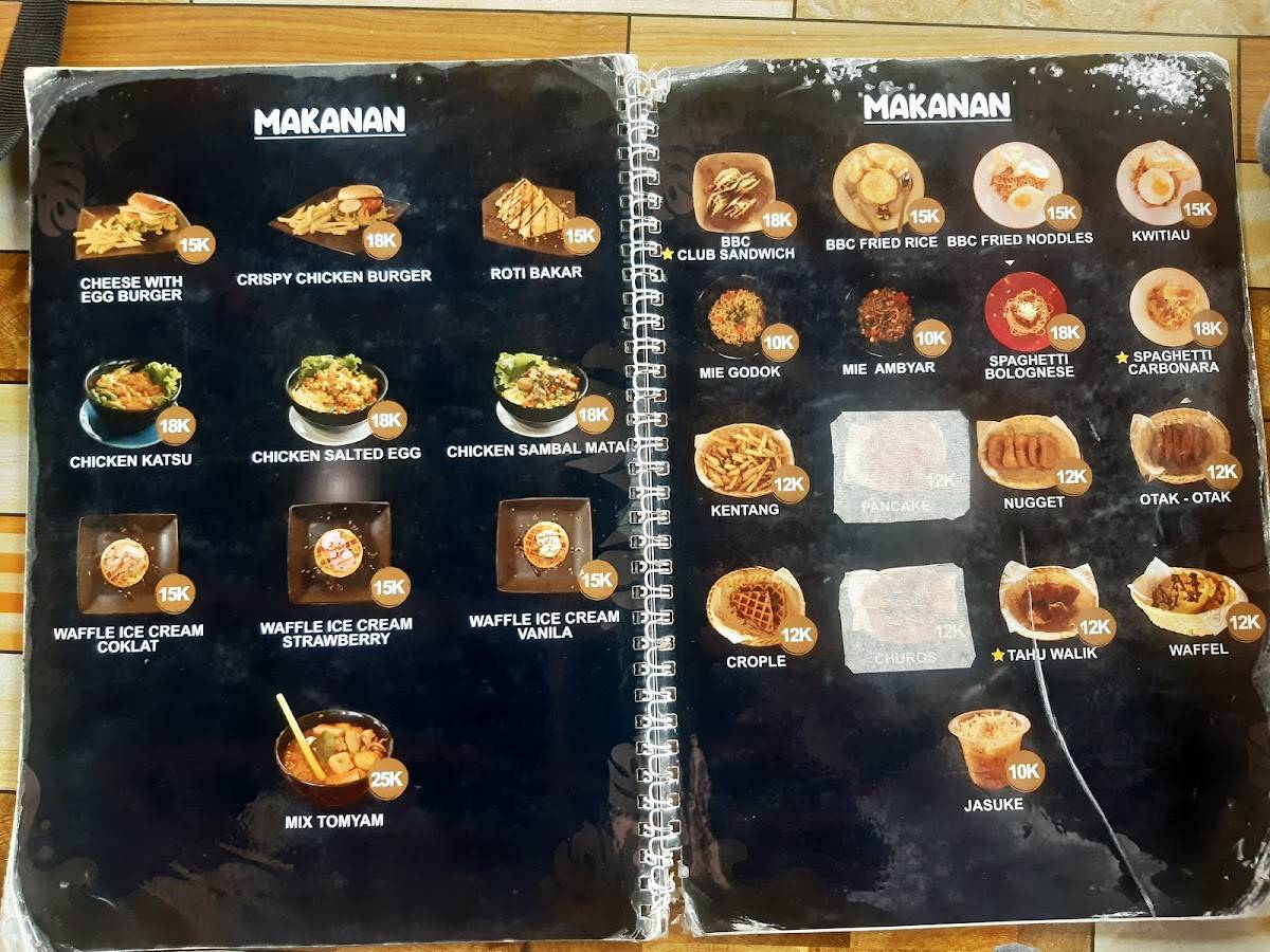 Menu at Rumah Makan BBC restaurant, Indonesia, Jl. Ahmad Yani