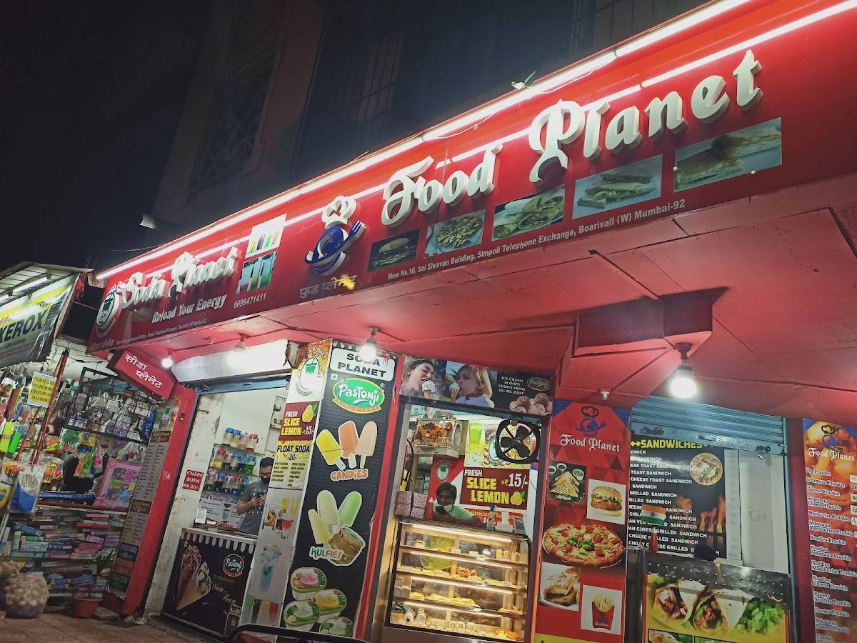 Menu at SODA PLANET & FOOD PLANET, Mumbai