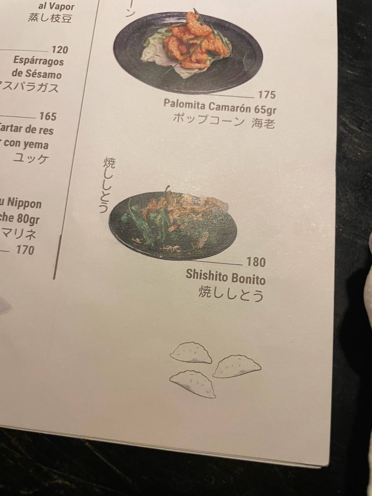 Carta del restaurante SSAM Morelos, Guadalajara