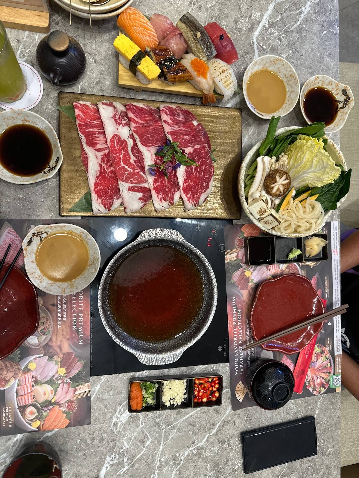 Menu at SUSHI SEKI (The Mall Bangkapi) restaurant, Thailand