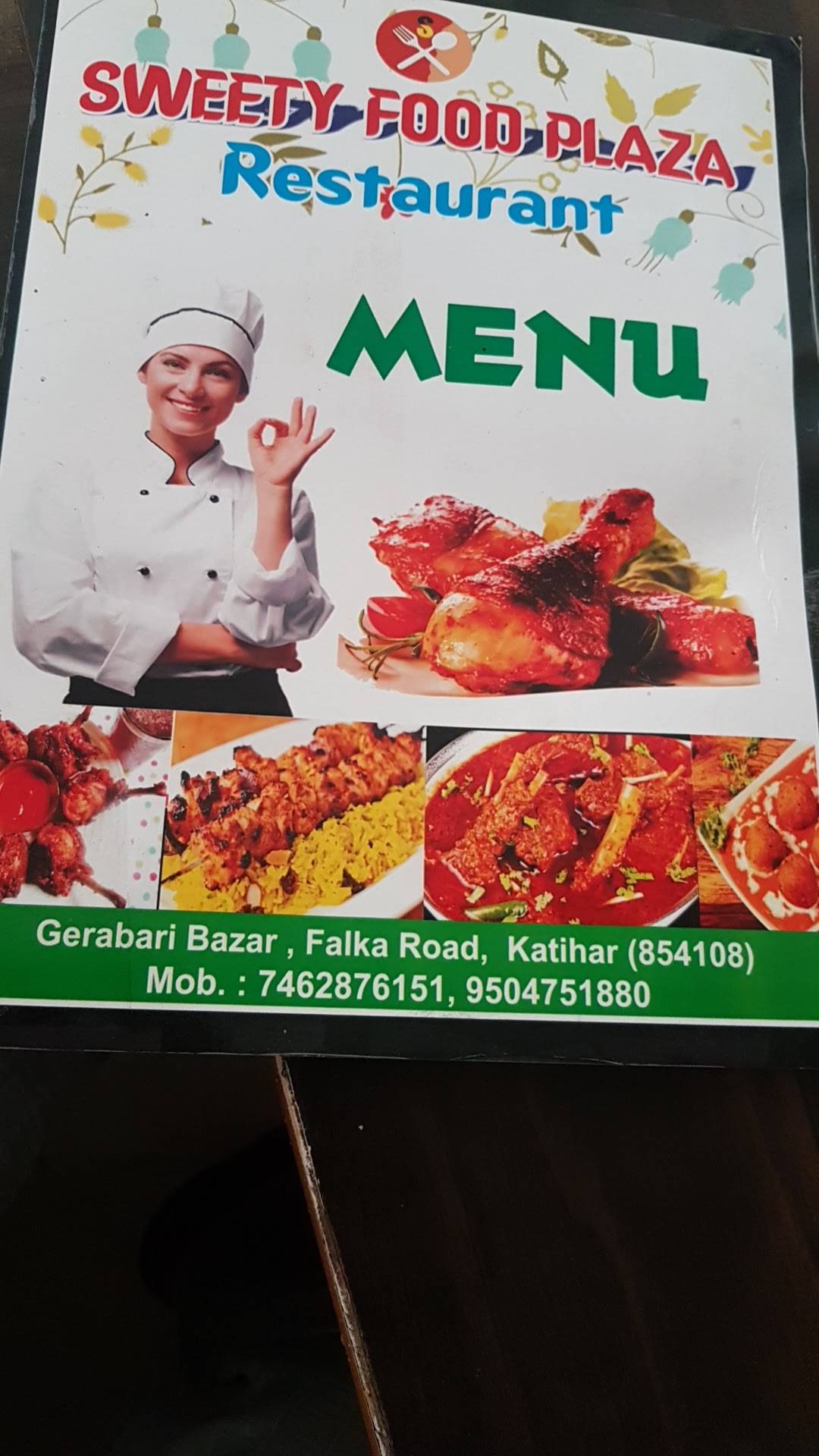 Menu at SWEETY FOOD PLAZA, Gerabari
