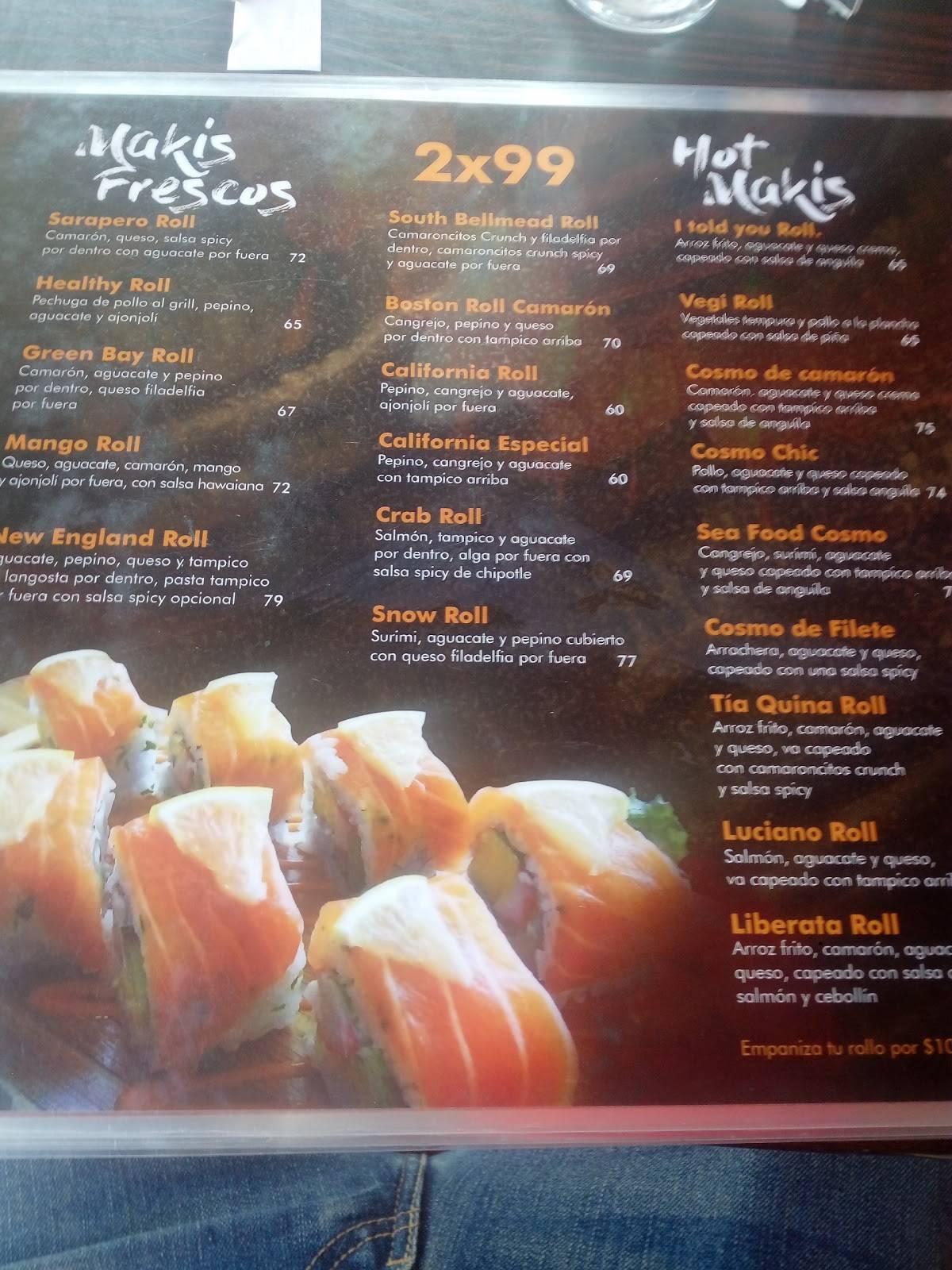 Carta del restaurante Sake Grill, Saltillo, Blvd. Pedro Figueroa 305
