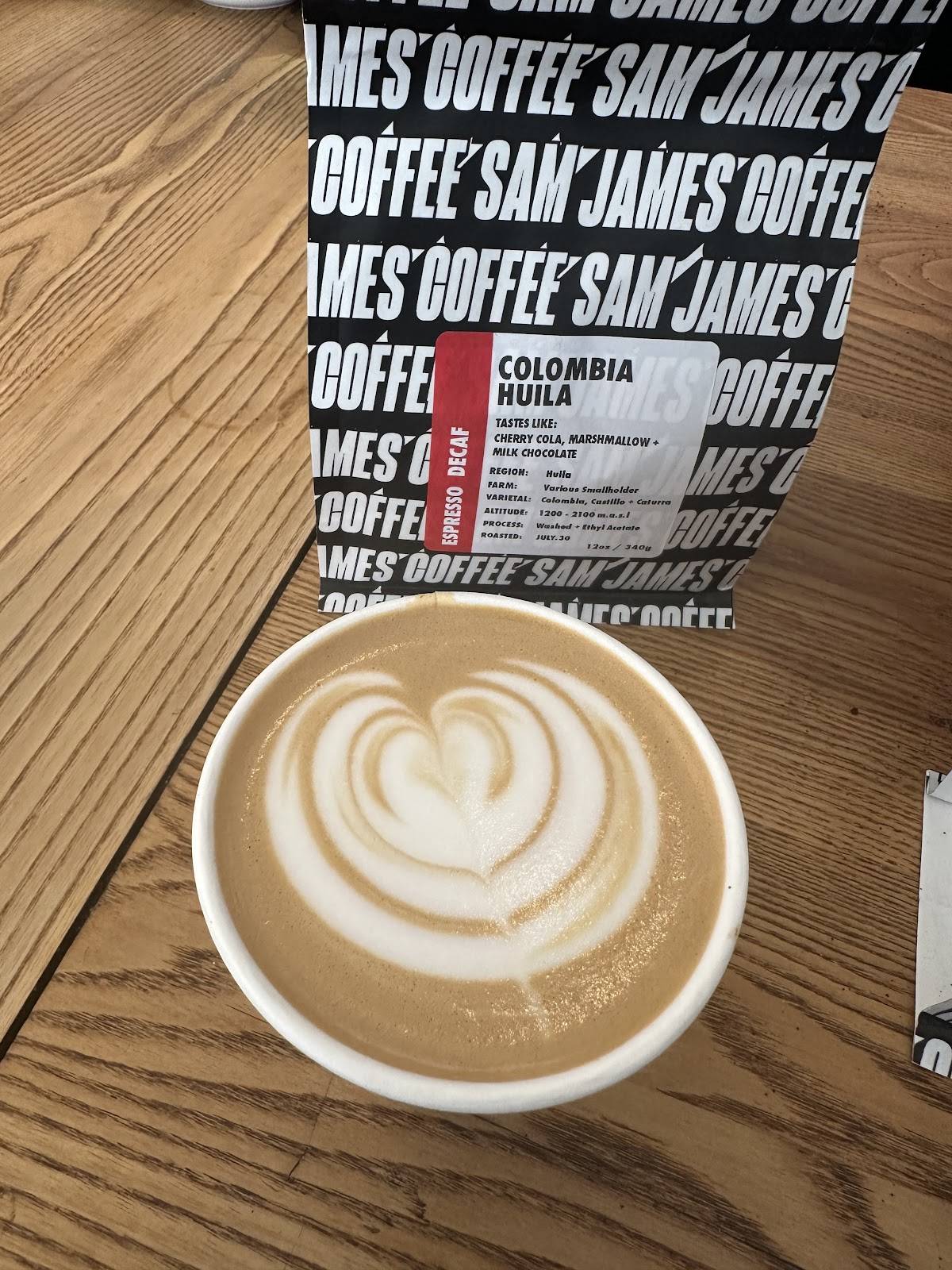 Menu at Sam James Coffee Bar - Harbord, Toronto, 297 Harbord St