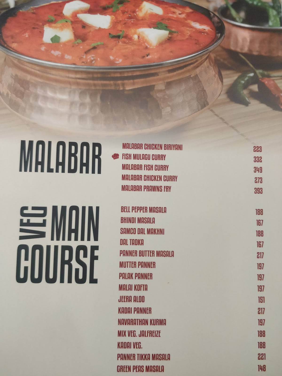 Menu at Samco Restaurant Velachery, Chennai, New No. 33