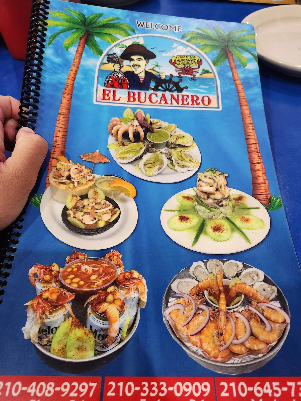 Menu at El Bucanero - Blanco restaurant, San Antonio, Blanco Rd