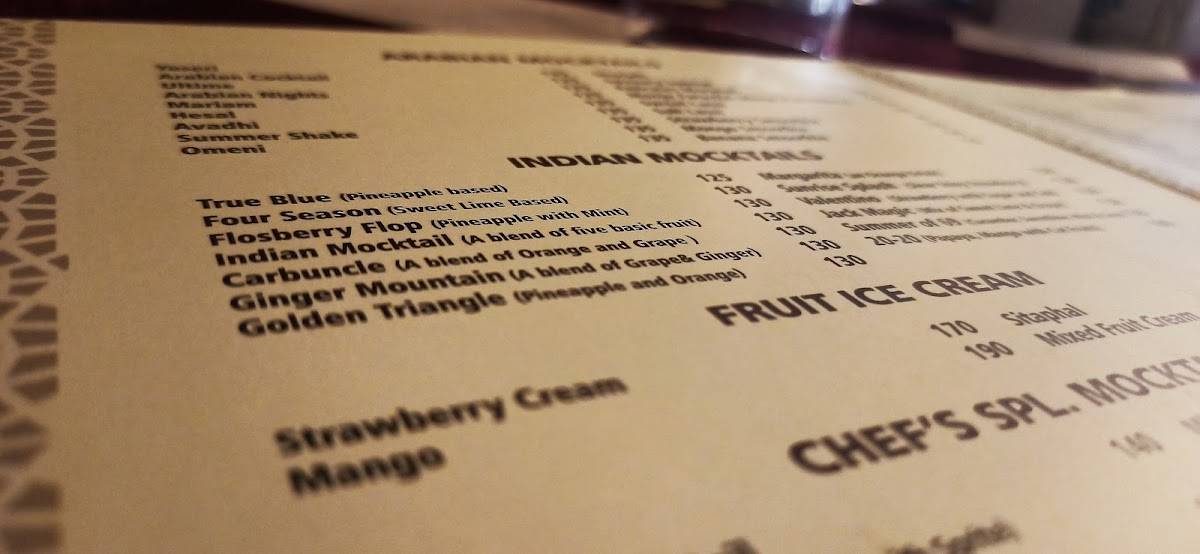 Menu at Savoury Sea Shell, Chennai, No.5/337A