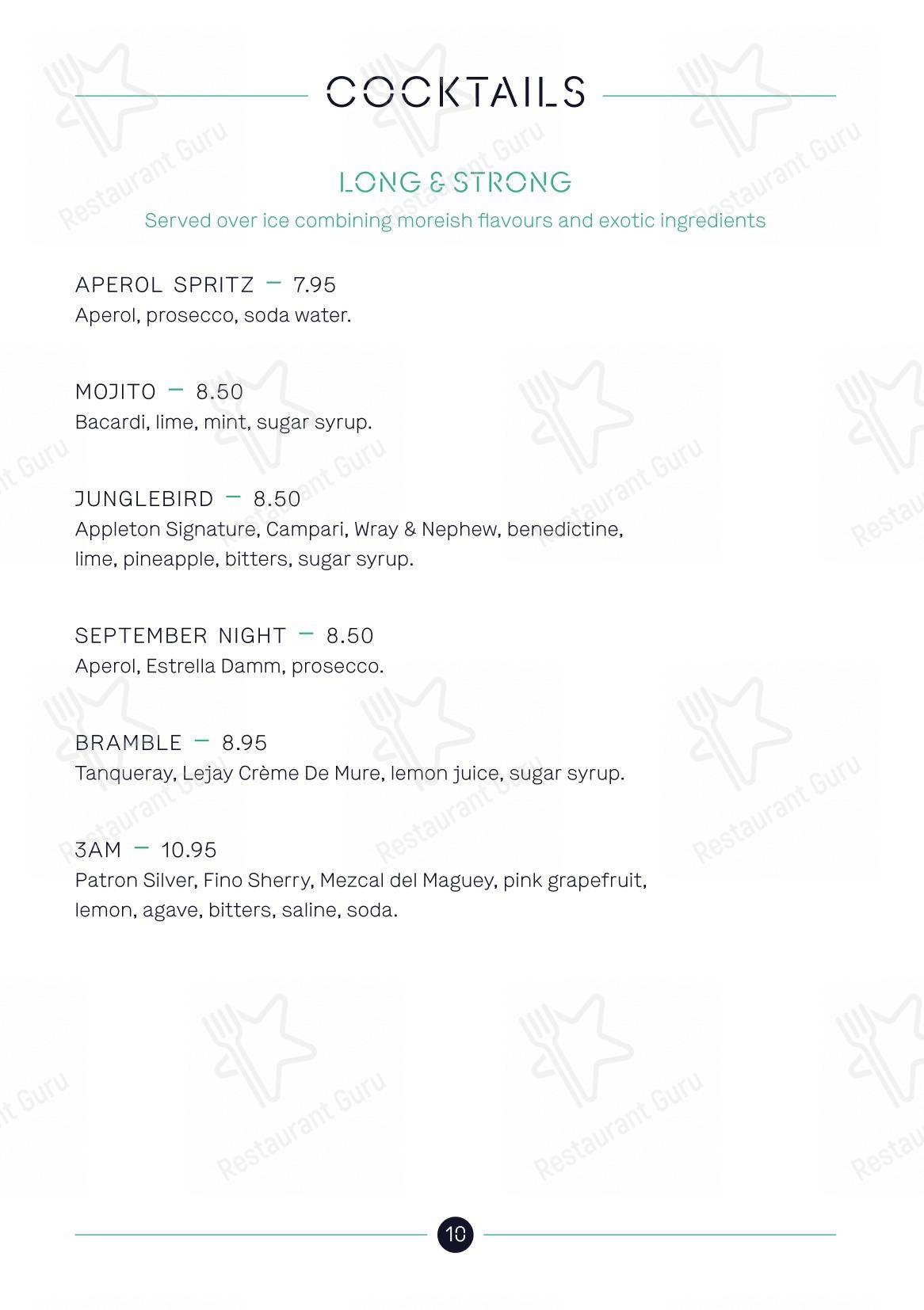 Menu at Scotts Bar & Restaurant, Largs, Largs Yacht Haven