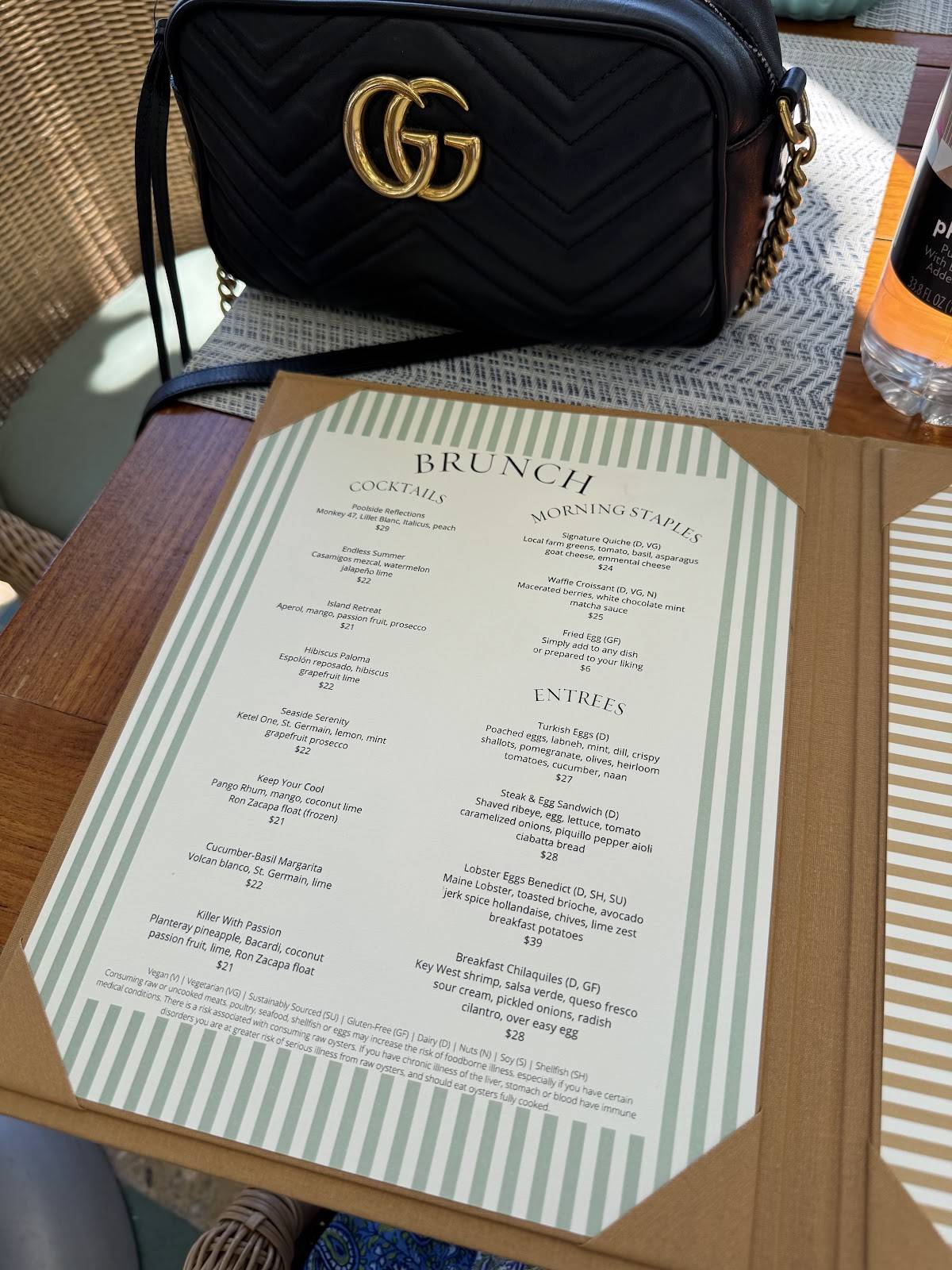 Menu at Seaway pub & bar, Palm Beach
