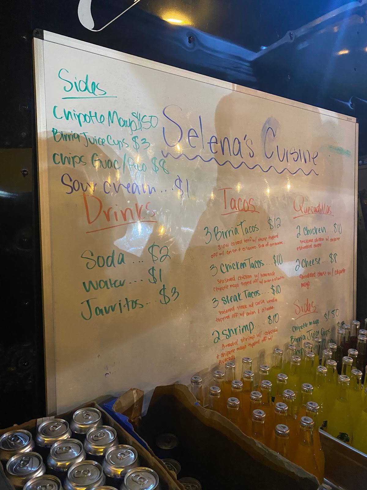 Menu at Selena’s Cuisine restaurant, Dearborn Heights