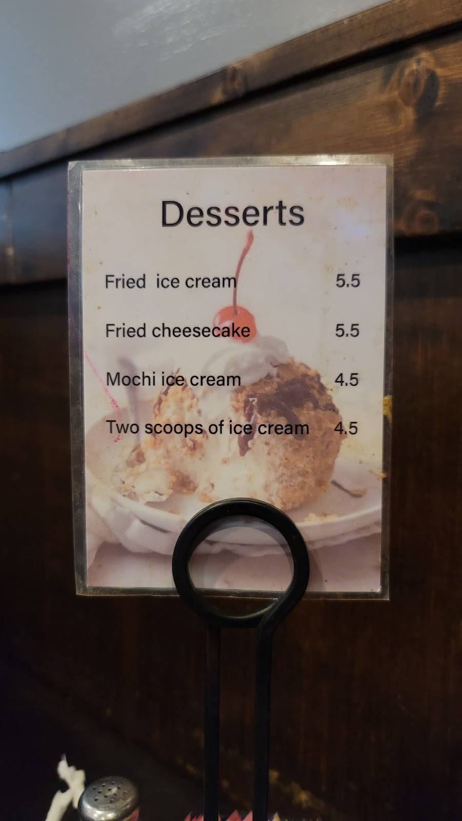 Menu at Senjyu House restaurant, Scottsboro